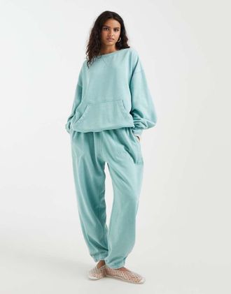 Free People jogger Slow It Down bleu