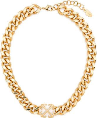 Off-white collier Arrow - Or