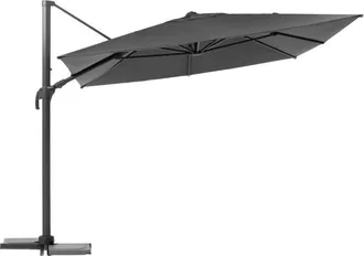 Hesperide Hesperide - Parasol d&eacute;centr&eacute; Melhia 4x3 m ol&eacute;fine anthracite Hesp&eacute;ride