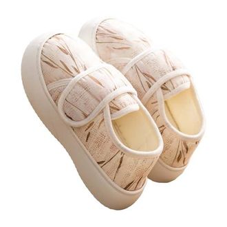 Generic Pantoufles pour hommes automne et hiver couleur unie fermeture &eacute;clair et double face &eacute;pais chaud d&eacute;contract&eacute; rembourr&eacute; Fluff Yeah pantoufles femmes mu