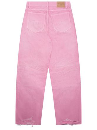 Balenciaga Loose-Fit Polyester Trousers - Pink