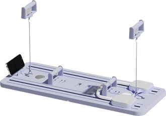 Generico Tragbares Pilatesbrett, Trainingsmaschine, Trainingsboard, f&uuml;r Hotel, Fitnessstudio, Schlafzimmer, Zuhause, Innenbereich, Arbeitsplatz, Garage