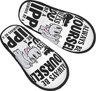 Generic Chaussons Femme Homme Hippopotame Pantoufles En Peluche Peluche Chausson DHiver Confort Chaussures DInt&eacute;rieur Pour Ext&eacute;rieur H&ocirc;tel Int&eacute;rieur M
