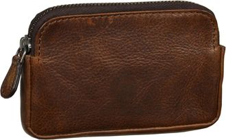 Leonhard Heyden Leder Schl&uuml;sselm&auml;ppchen Roma Key Case Brown braun