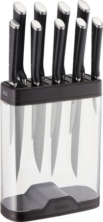 T-fal Ingenio Premium Messerblock mit integriertem Messerschärfer (Messer separat erhältlich), Ice Force K2350204