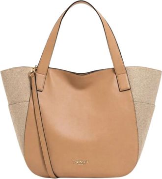 Twinset Femme, Sacs, Beige, Taille: ONE Size Hobo Bag
