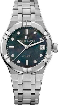 Maurice Lacroix Homme, Accessoires, Gris, Taille: ONE Size Aikon Automatic Date 35mm