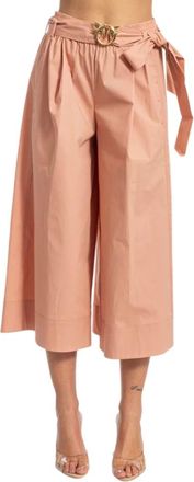 Pinko Pinko, Femme, Pantalons, Rose, Taille: 34 FR Cropped Pantalons