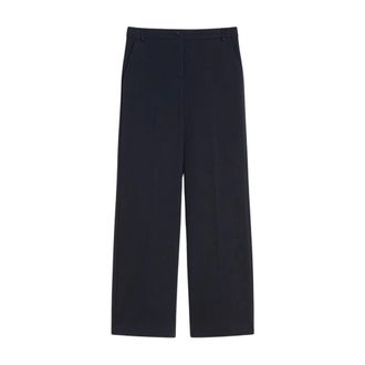 Max Mara Femme, Pantalons, Bleu, Taille: 42 FR Wide Pantalons