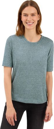 Cecil Damen 3226150 Leichtes Strick-Look T-Shirt, Jewel Green, X-Large