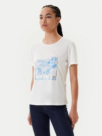 Morgan T-Shirt 251-DVIBES Wei&szlig; Regular Fit