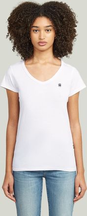 G-Star Slim V-Neck Top 2-Pack - Wei&szlig; - Damen