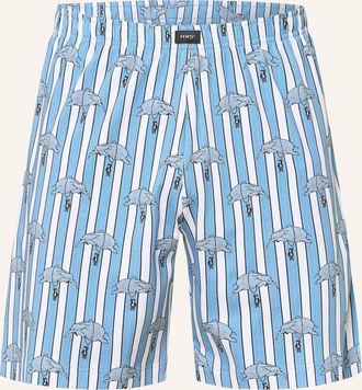Mey Mey Schlafshorts Serie Mey &times; Loriot blau