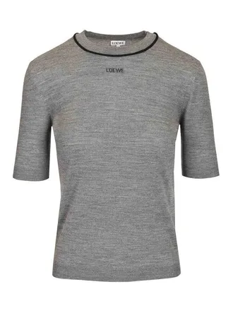 Loewe Pull Col Rond - Gris