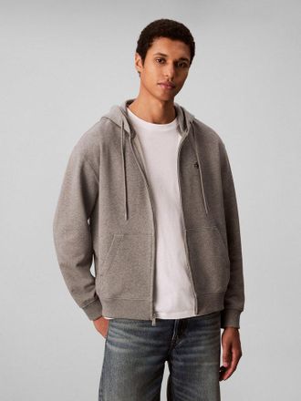 Calvin Klein Jeans Kapuzensweatshirt LS EU 350TERRY MONOGRAM FZ HOODI Mit Rundhalsausschnitt, regular fit
