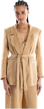 Marella Femme, Vestes, Beige, Taille: 36 FR Blazers