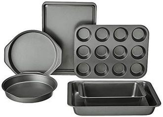 Amazon Basics Set de p&acirc;tisserie anti-adh&eacute;sif 6 pi&egrave;ces, NTSN-390