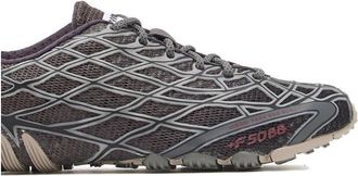 adidas Mesh with Cage Overlay Sneaker - Gray