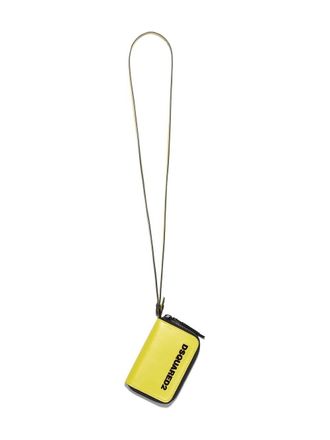 Dsquared2 portefeuille &agrave; d&eacute;tail de logo - Jaune