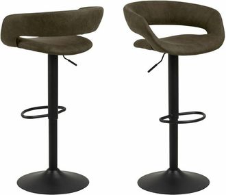 Toilinux Toilinux - Lot de 2 Tabourets de bar Gracie