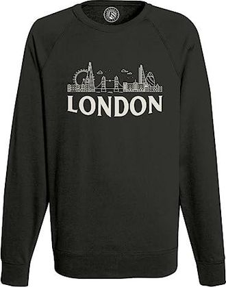 Fabulous Sweatshirt Homme Noir London Minimalist Londres Voyage Angleterre