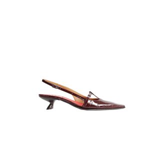 Marni Kitten Heel Slingback Pumps