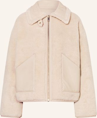 Claudie Pierlot Claudie Pierlot Kunstpelz-Jacke Filippa beige