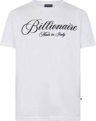 Billionaire Boys Club Homme, Tops, Blanc, Taille: 2XL T-Shirt Col Rond Signature