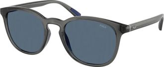 Ralph Lauren unisex, Accessoires, Gris, Taille: 52 MM Round Lunettes de soleil