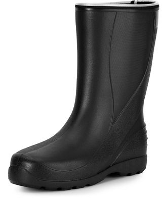 Ladeheid Damen leichte Eva Gummistiefel Regenstiefel LADW005 (Schwarz, 37 EU)
