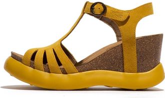 FLY London Fly London Damen GAIT959FLY Sandal, Yellow, 38 EU