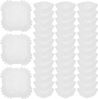Amosfun 1000 St&uuml;ck Einweg Muffinf&ouml;rmchen Papier Quadratisch 6X4.5X2.5 Cm F&uuml;r Kuchen Mondkuchen Backen Party Dekoration Praktisch Und Hitzebest&auml;ndig