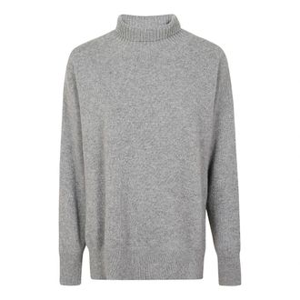 Roberto Collina Kaschmir Rollkragenpullover mit Seitenschlitzen - - Knitwear - Damen - Grau - S