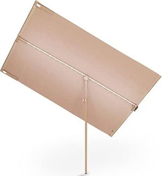 Blumfeldt Blumfeldt Parasol Flex Garden 180x130 cm Jardin Exterieur, Panneaux Solaires, Lumi&egrave;res LED WiFi, Protection UV, Etanche, Hauteur-Angle Base