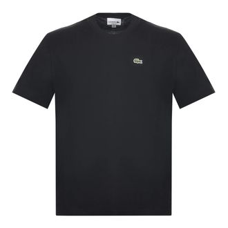 Lacoste T-shirt en coton - Homme - Tops - Noir - Taille: XL