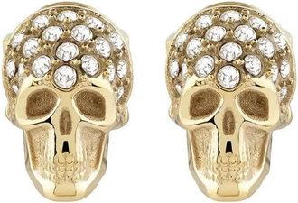 Philipp Plein Femme, Accessoires, Jaune, Taille: ONE Size Skull Detail Earrings