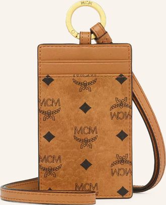 MCM Mcm Kartenetui Aren Vi Lanyard braun