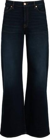 7 For All Mankind Jeans large Lotta Tailorless en coton m&eacute;lang&eacute;