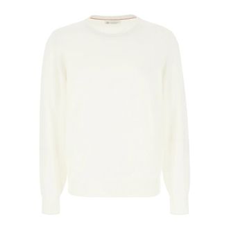 Brunello Cucinelli M2900100 Co312 Rundhals-Strickware - - Knitwear - Herren - Beige - XL