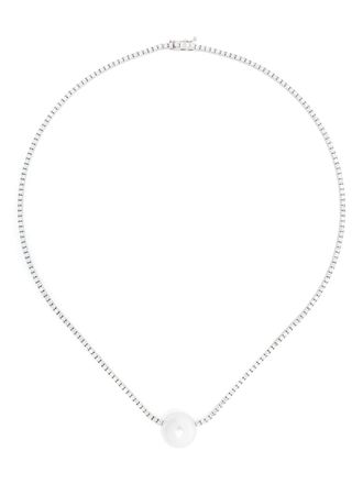 Mizuki collier Eve South Sea en or blanc 18ct - Argent