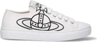 Vivienne Westwood Low-Top Sneaker - Minimalist White Sneakers With Smooth Silhouette - Gr. 36 (EU) - in Weiß - für Damen