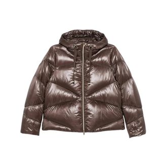 Herno Ultraleichte gesteppte Daunenjacke - - Jackets - Damen - Braun - 2XL