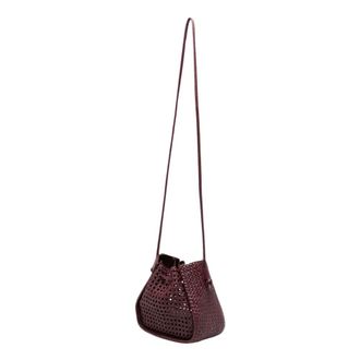 Forte_Forte My Pepita Bucket Bag - - Bags - Damen - Rot - ONE SIZE