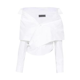 Balenciaga Damen, Blusen & Hemden, Wei&szlig;, XSGr&ouml;&szlig;e