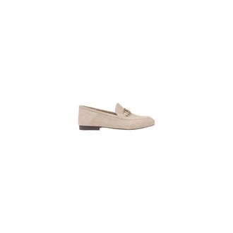 Guess Femme, Chaussures, Beige, Taille: 37 EU Chain Loafer Flats Suede Leather