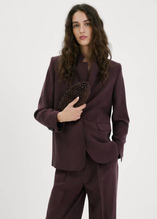 Mango Handtasche aus Naturfaser schokolade - Damen - Einheitsgr&ouml;&szlig;e - MANGO