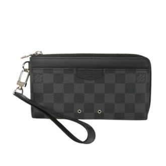 Louis Vuitton Pre-owned Zippy Dragonne Damier Graphite Long Wallet - - Pre-owned - Herren - Schwarzk - ONE SIZE
