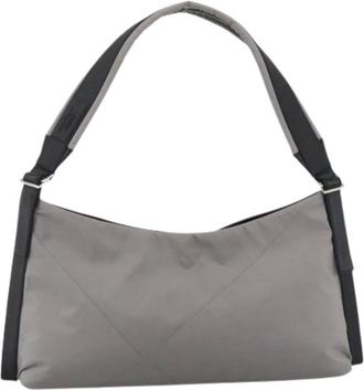 Ferragamo unisex, Pre-owned, Gris, Taille: ONE Size Sac bandouli&egrave;re en nylon Pre-owned