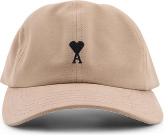 Ami Homme, Accessoires, Beige, Taille: ONE Size Ami de Coeur Embroidery Cap