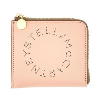 Stella McCartney Perforated Logo Zip Wallet - - Accessories - Damen - Rosa - ONE SIZE